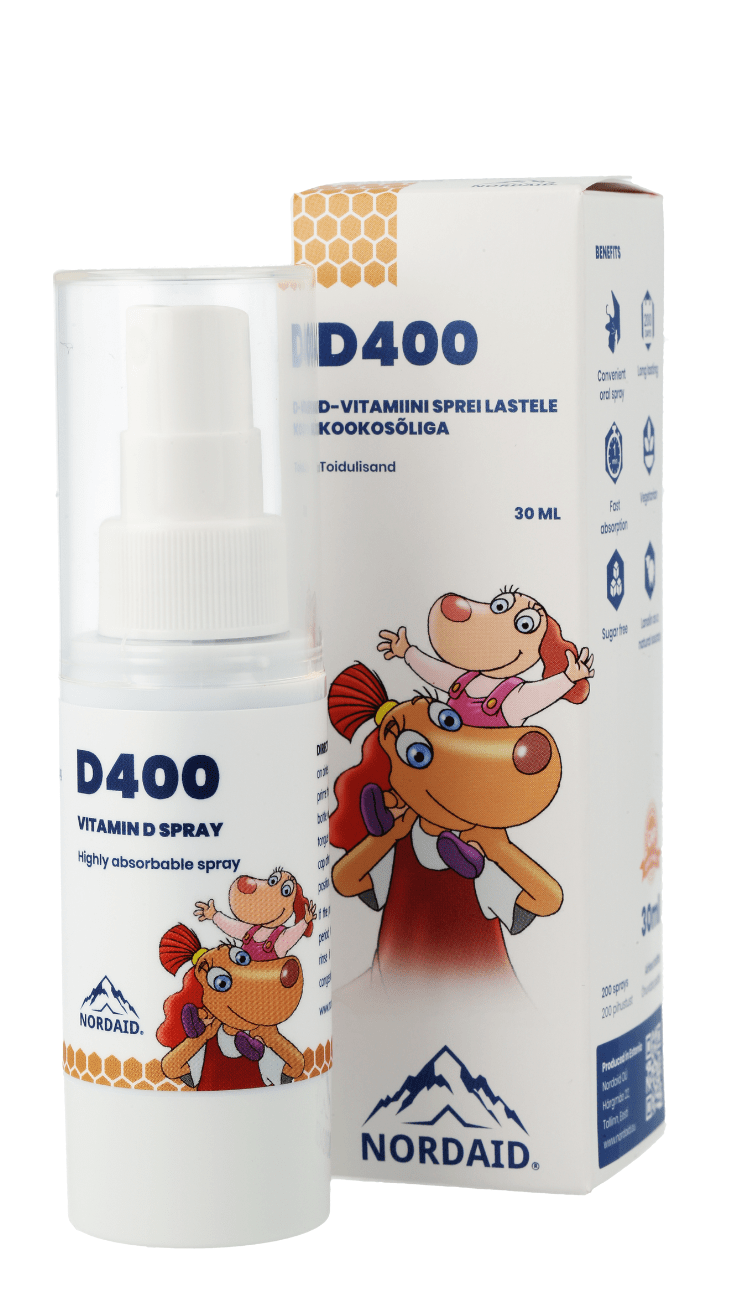 Nordaid D vitamiin beebidele - Sobib juba sünnist - Bioplanet