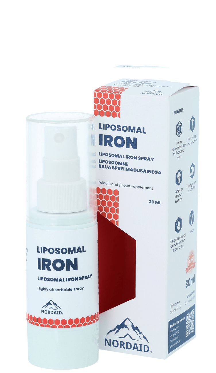 Nordaid liposoomne raud - Sobib ka lastele - Bioplanet